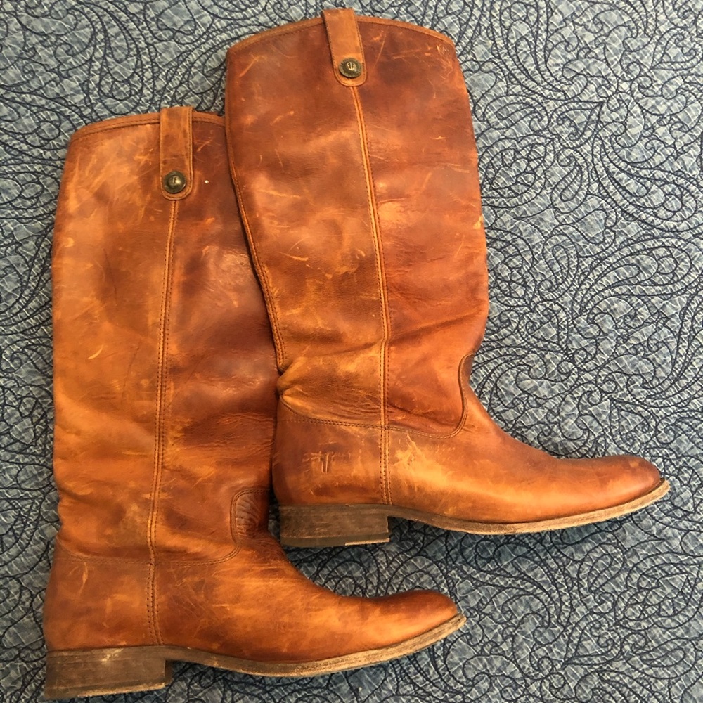 Women’s Leather Frye “Melissa” Boots - Gem